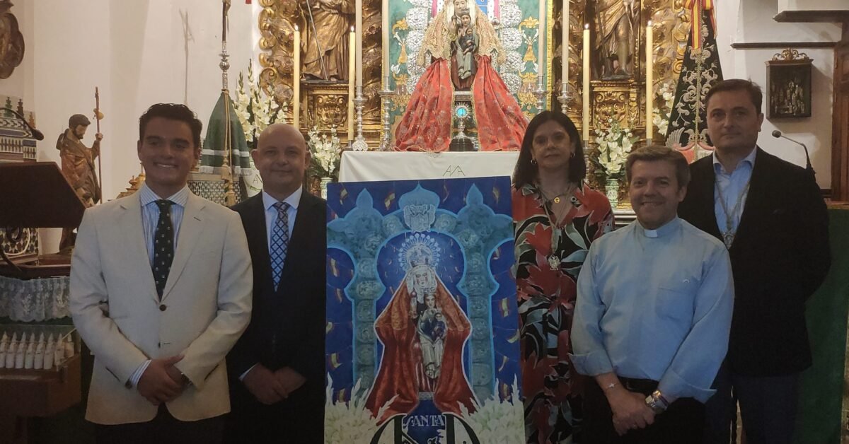 El cartel de Santa Ana de Curro Ariza Cerrato está dedicado a sus abuelos